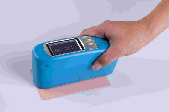 Blue ISO 2813 Paint Mini Gloss Meter สีและเคลือบเงา 20 60 และ 85 Degree